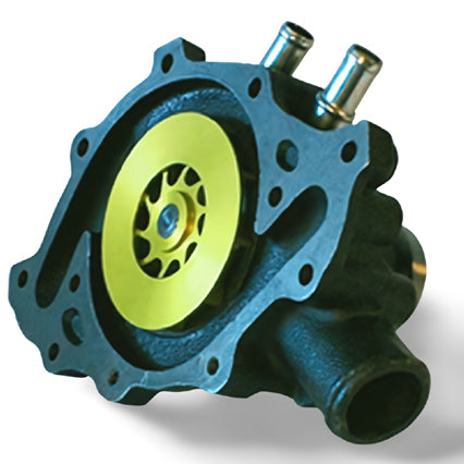 Small Block Ford hi flow water pump in cast iron – FlowKooler Hi Flow ...