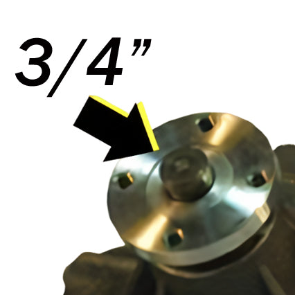 1971-1990 Corvette hi flow water pump for 305 350 374 – FlowKooler Hi ...