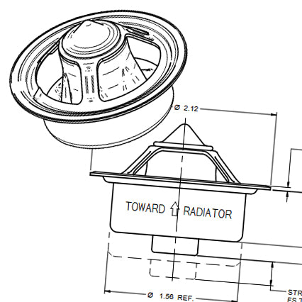 The original Robertshaw 330 series hi flow thermostats – FlowKooler Hi ...